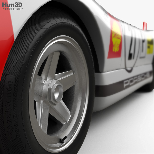 Porsche 908/02 Flunder Spyder 1969 3D model - Download Sports car on ...