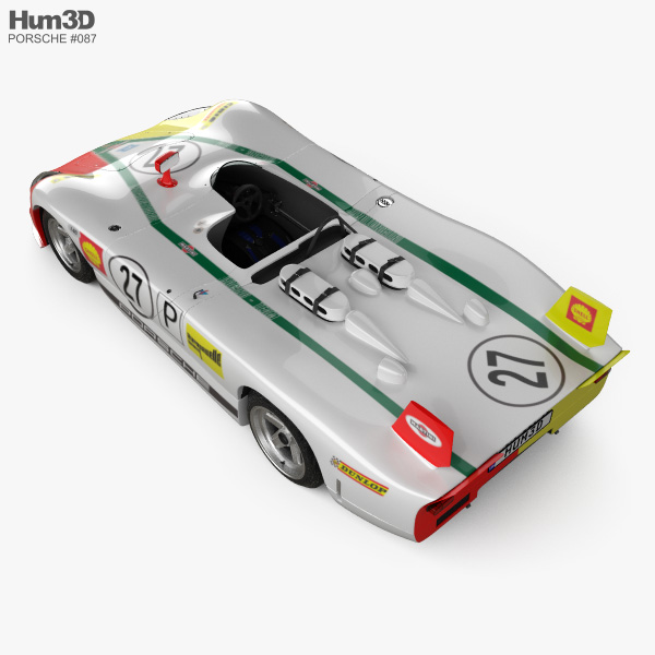 Porsche 908/02 Flunder Spyder 1969 3D model - Download Sports car on ...