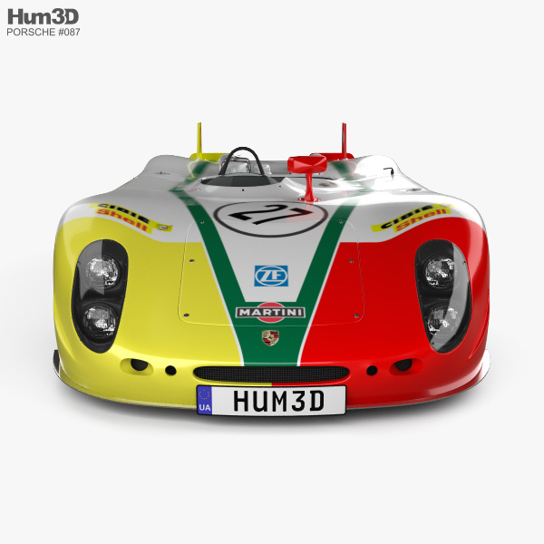 Porsche 908/02 Flunder Spyder 1969 3D model - Download Sports car on ...