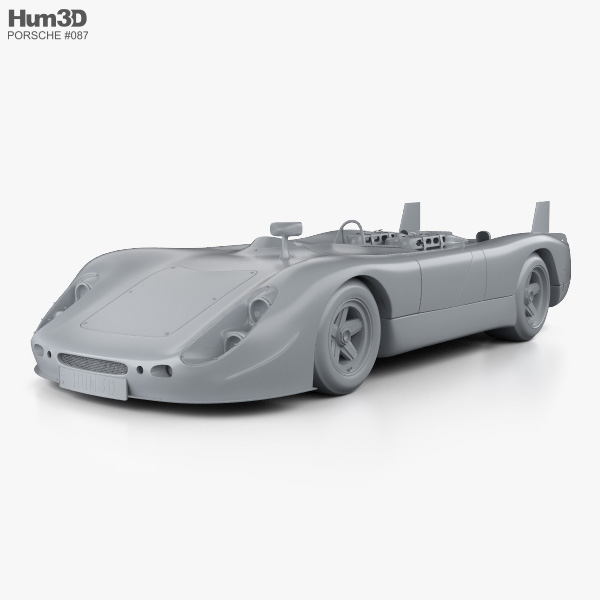 Porsche 908/02 Flunder Spyder 1969 3D model - Download Sports car on ...
