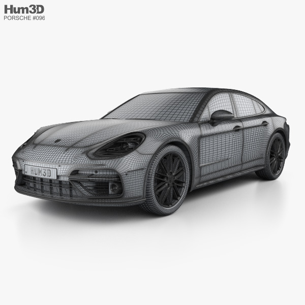 Porsche Panamera Turbo 2020 3D model - Download Sedan on 3DModels.org