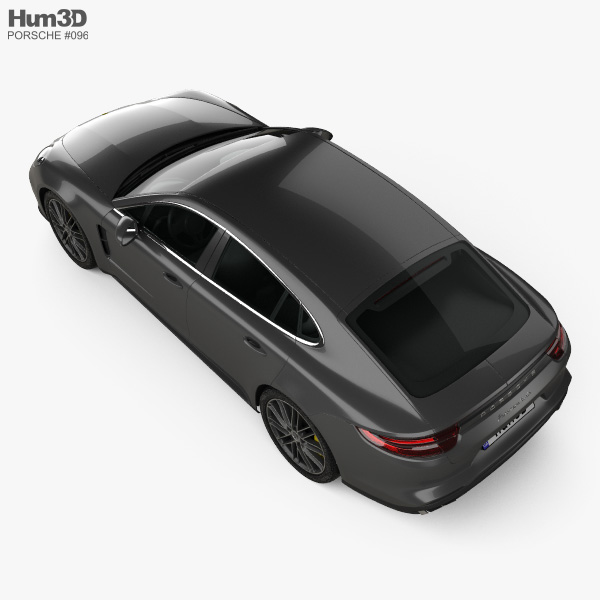 Porsche Panamera Turbo 2020 3D model - Download Sedan on 3DModels.org
