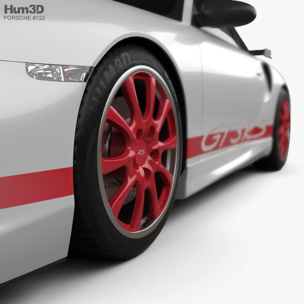 Porsche 911 GT3RS coupe (996) 2006 3D model - Download Sports car on ...