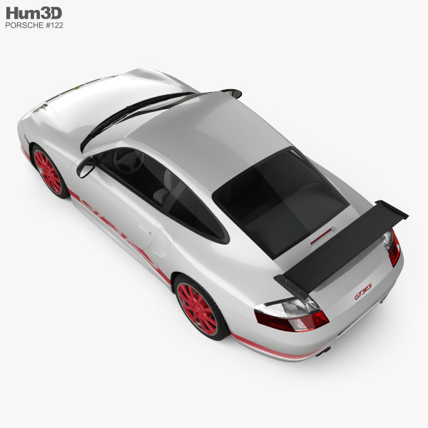 Porsche 911 GT3RS coupe (996) 2006 3D model - Download Sports car on ...