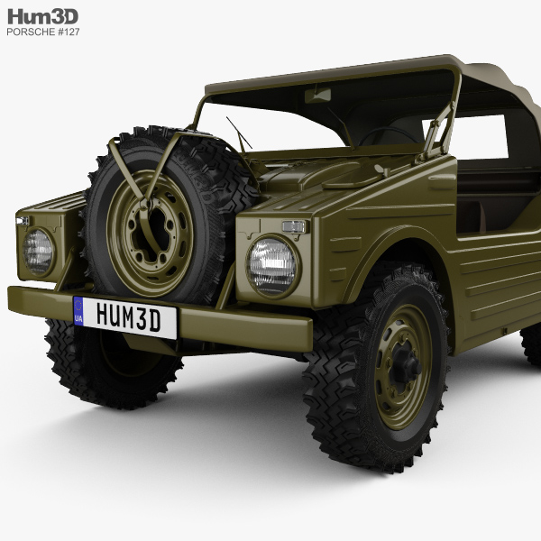 Porsche 597 Jagdwagen 1955 3D model - Download Crossover SUV on ...