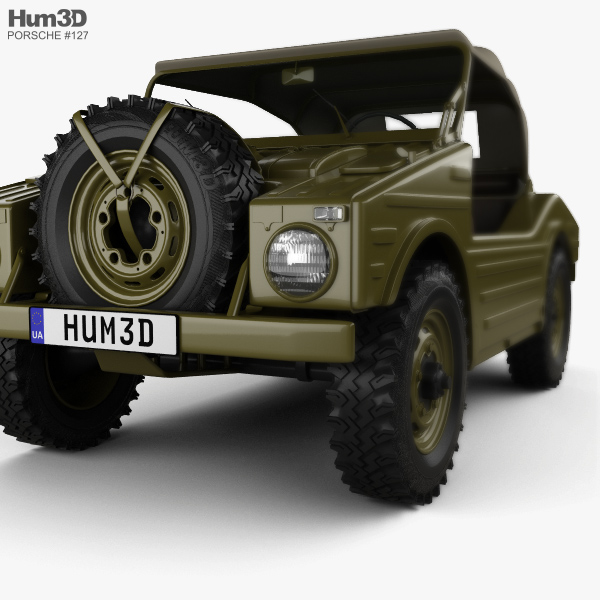 Porsche 597 Jagdwagen 1955 3D model - Download Crossover SUV on ...
