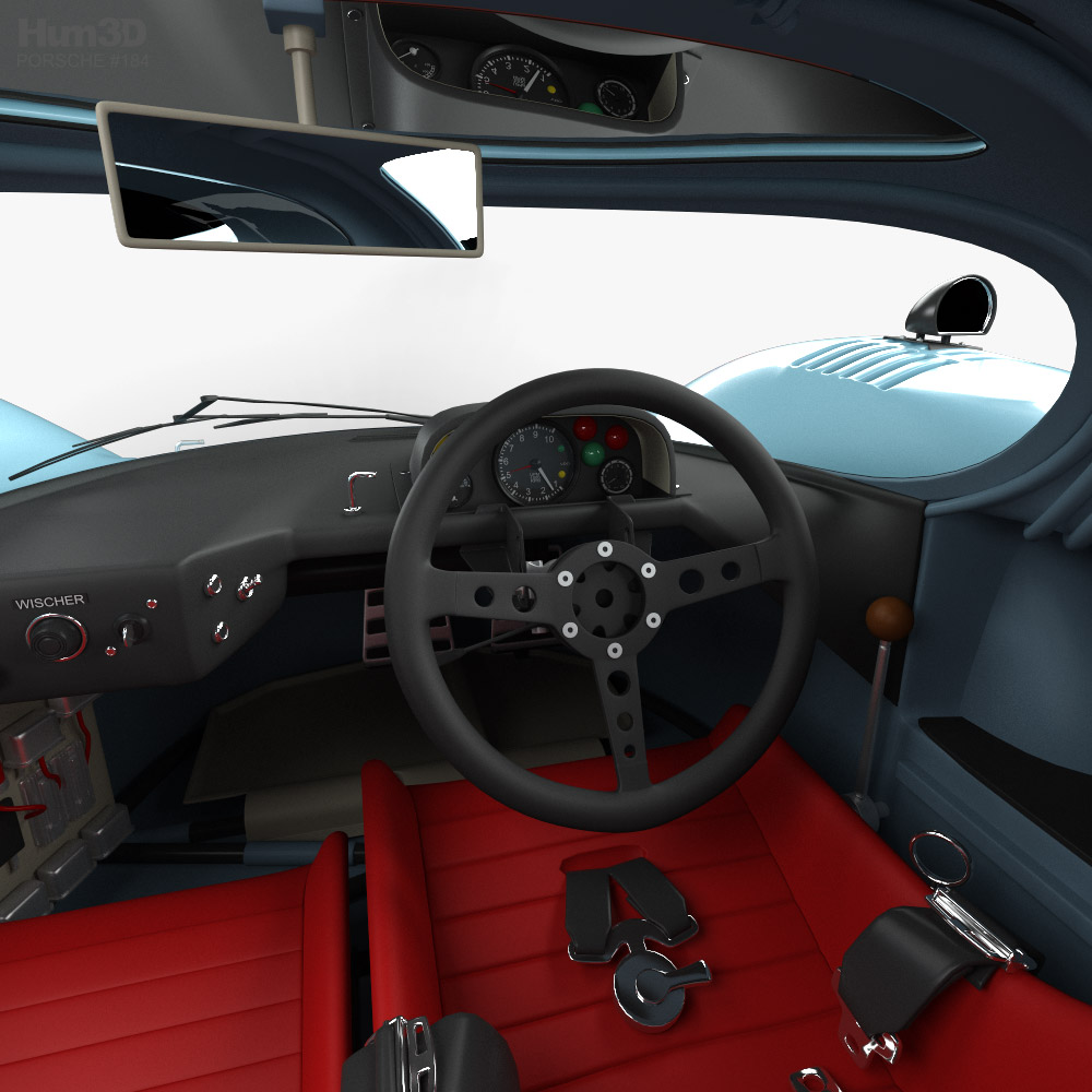 Porsche 917 K with HQ interior 1972 3D model - Download Sports car on ...