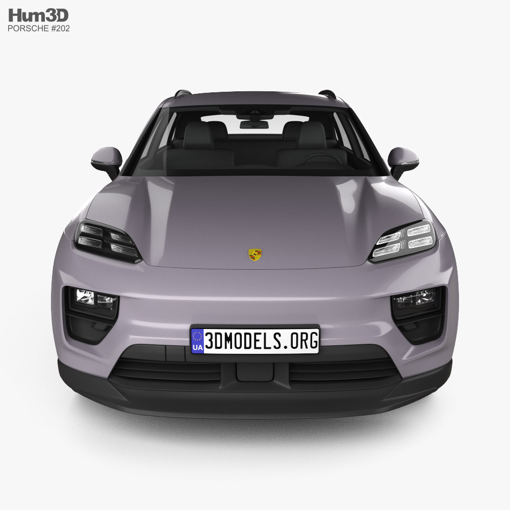 Porsche Macan 4 2025 3D model - Download Crossover SUV on 3DModels.org