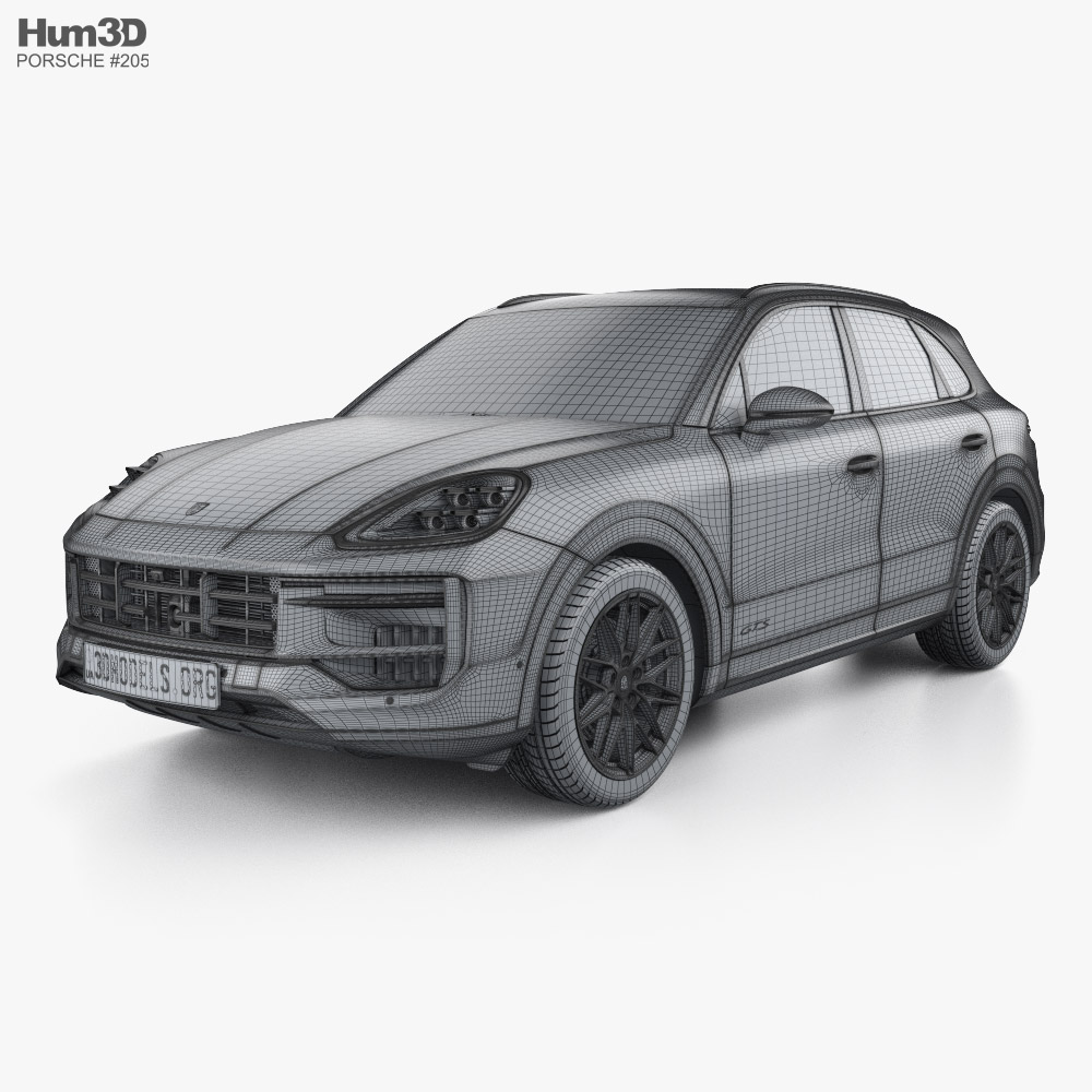 Porsche Cayenne GTS 2025 3D model - Download Crossover SUV on 3DModels.org