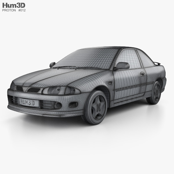 Proton Putra 2004 3D model - Download Sports car on 3DModels.org