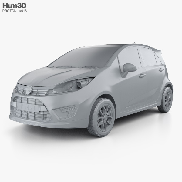 Proton Iriz 2017 Modelo 3D - Descargar Hatchback on 3DModels.org