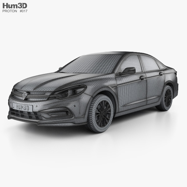 Proton Perdana 2018 3D model - Download Sedan on 3DModels.org