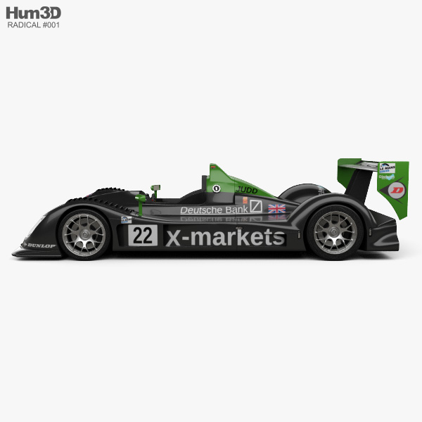 Radical SR9 2006 3D model - Download Sports car on 3DModels.org