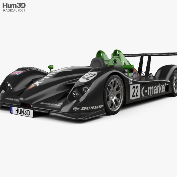Radical SR9 2006 3D model - Download Sports car on 3DModels.org