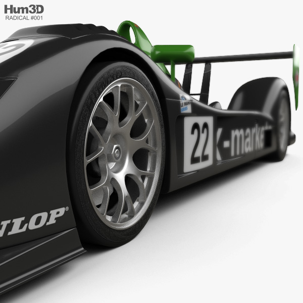 Radical SR9 2006 3D model - Download Sports car on 3DModels.org