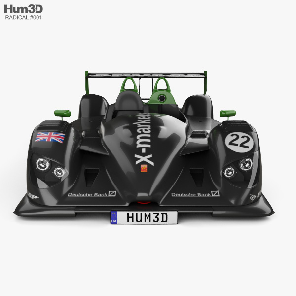 Radical SR9 2006 3D model - Download Sports car on 3DModels.org