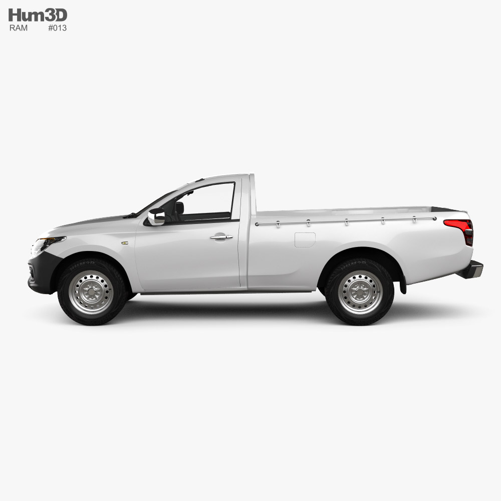 Ram 1200 Single Cab ST 2020 3D model - Download Pickup on 3DModels.org