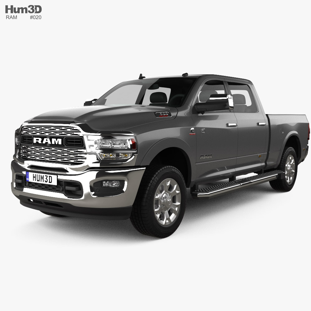 Ram 2500 Crew Cab Laramie 6’4″ Bed 2025 3D model - Download Pickup on ...