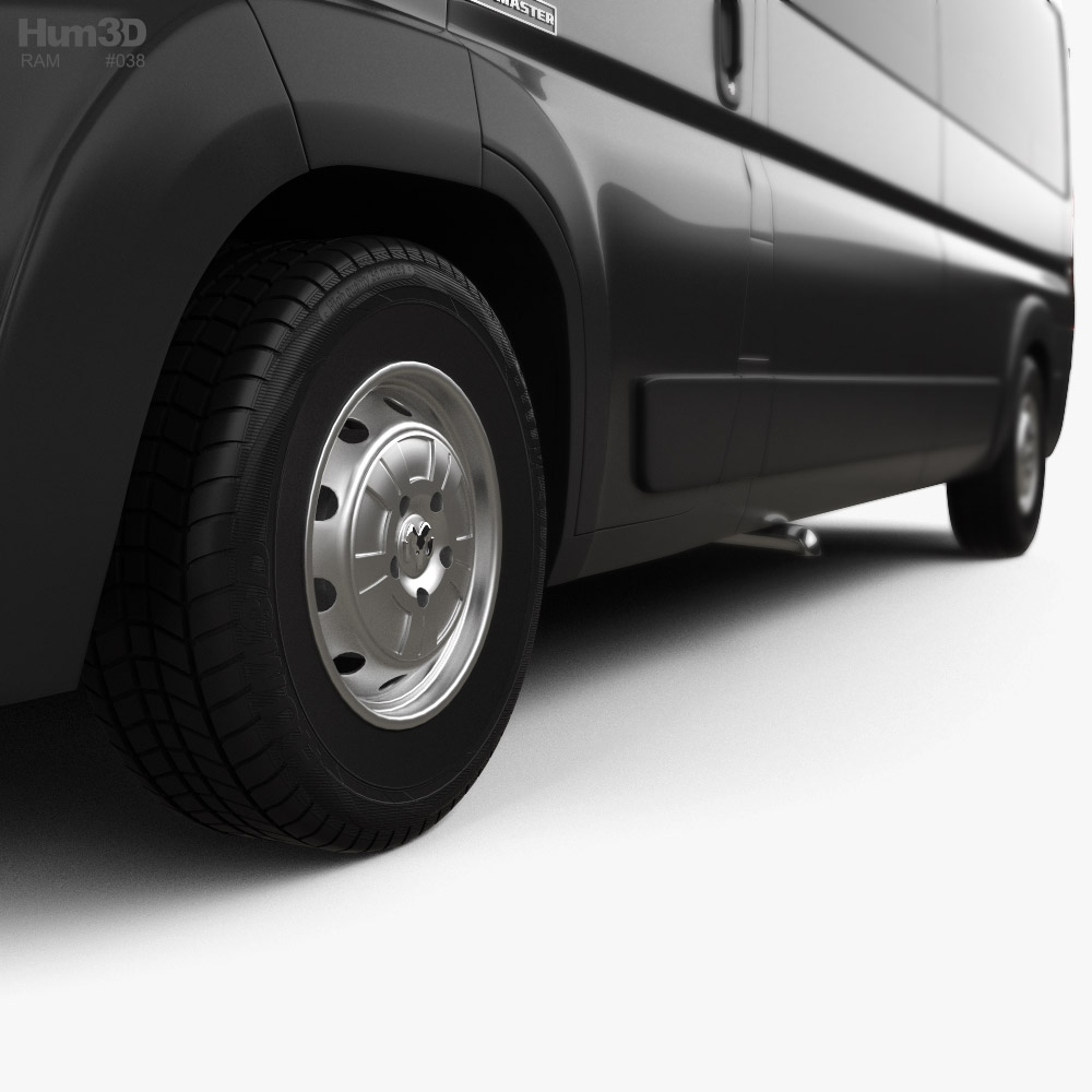 Ram ProMaster Crew Van L3H2 2022 3D 모델 - 다운로드 Van on 3DModels.org