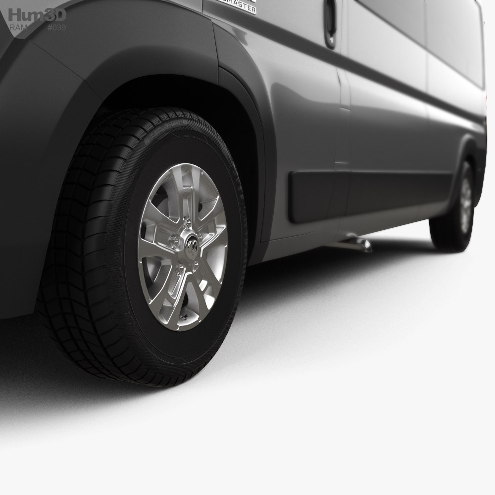 Ram ProMaster Crew Van L3H2 2025 3D model - Download Van on 3DModels.org