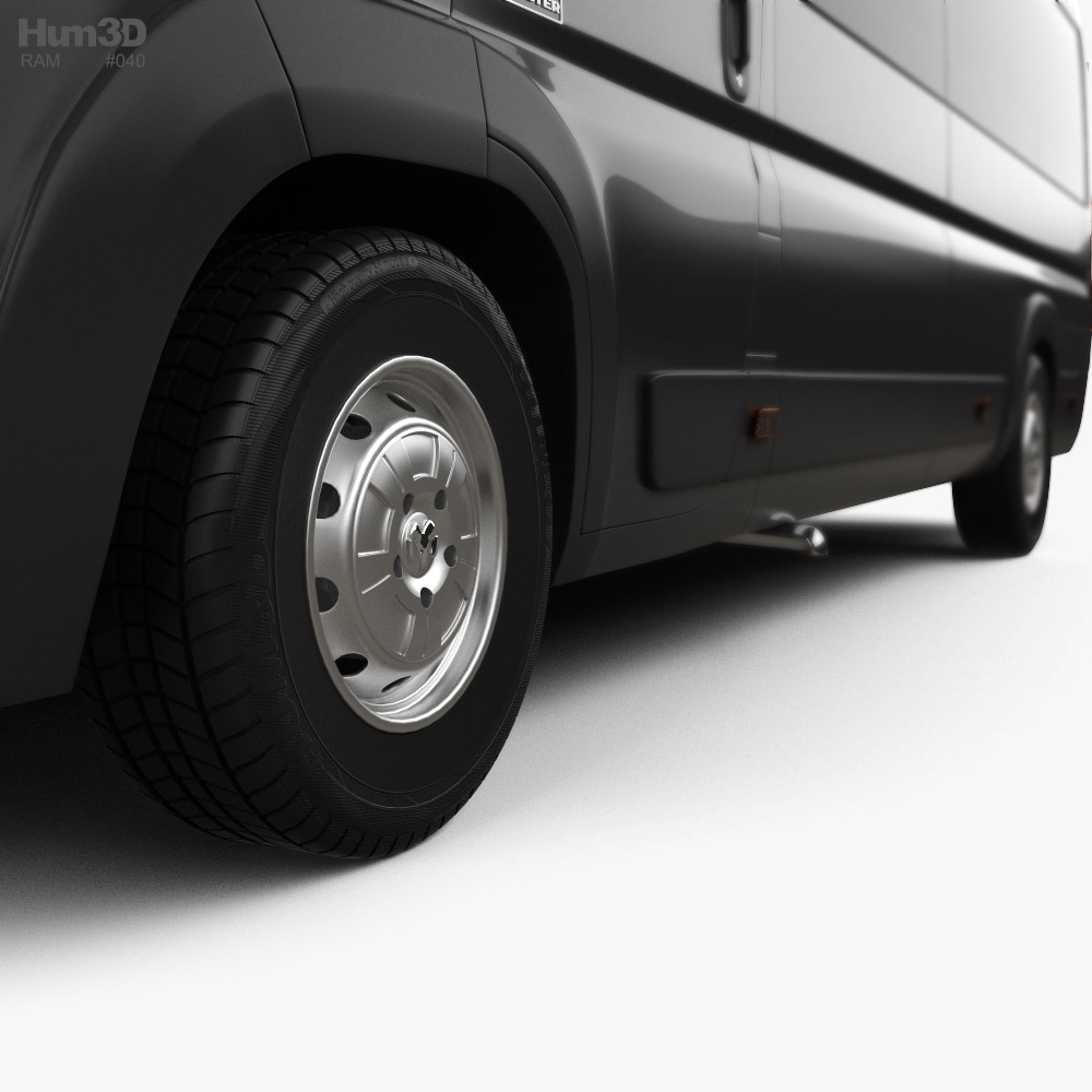 Ram ProMaster Crew Van L4H2 2022 Modelo 3D - Descargar Van on 3DModels.org