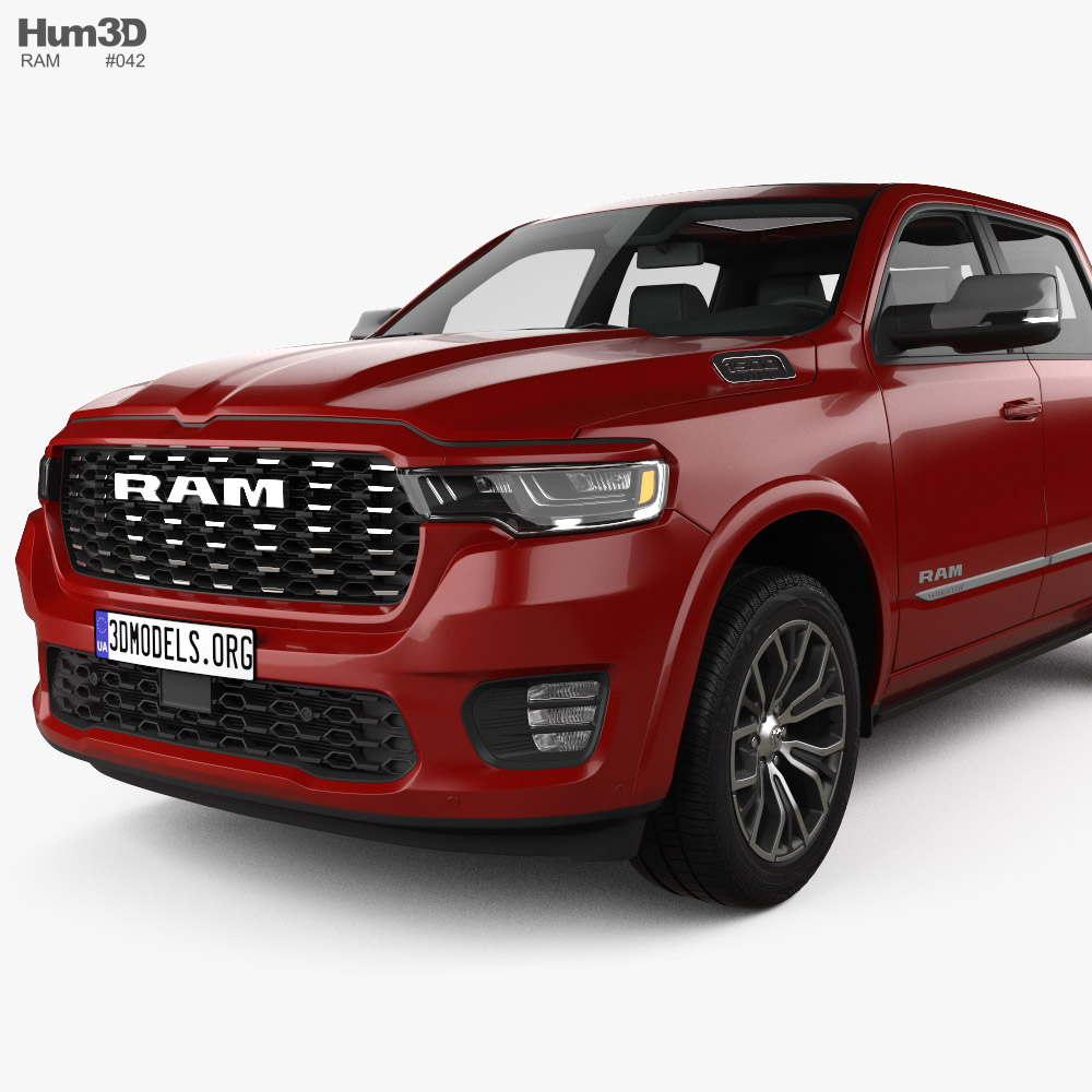 Ram 1500 Tungsten 2025 3D model - Download Pickup on 3DModels.org
