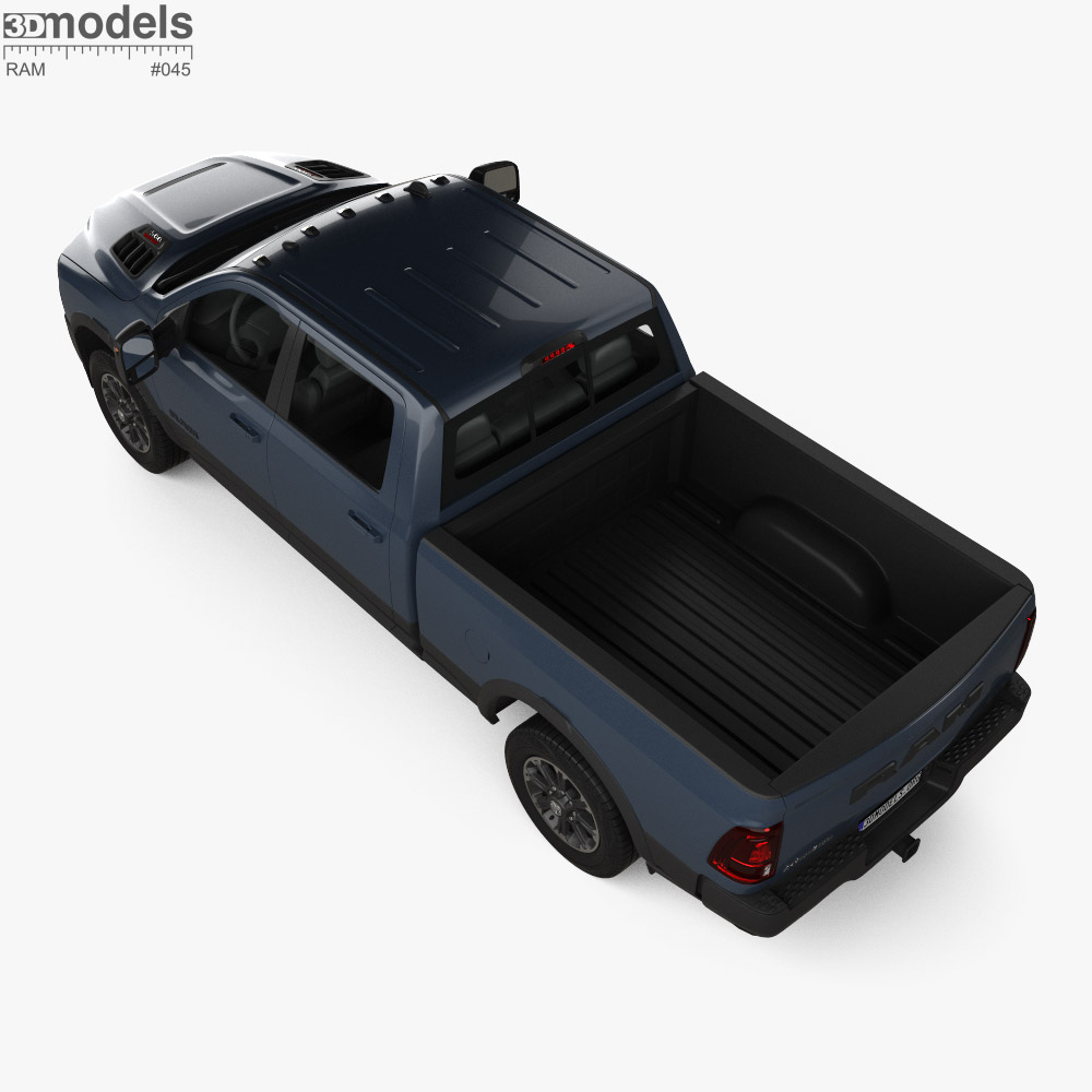 Ram 2500 Crew Cab Rebel 2025 3D model - Download Pickup on 3DModels.org
