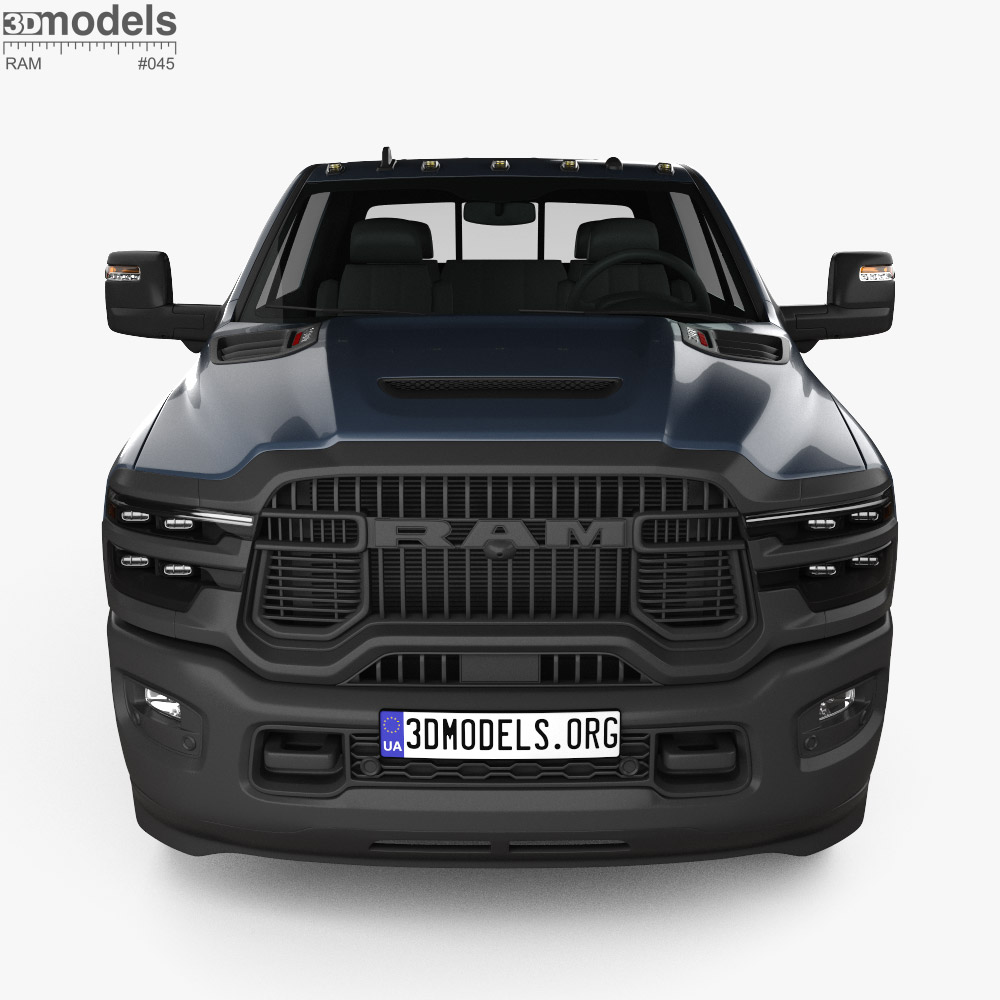 Ram 2500 Crew Cab Rebel 2025 3D model - Download Pickup on 3DModels.org