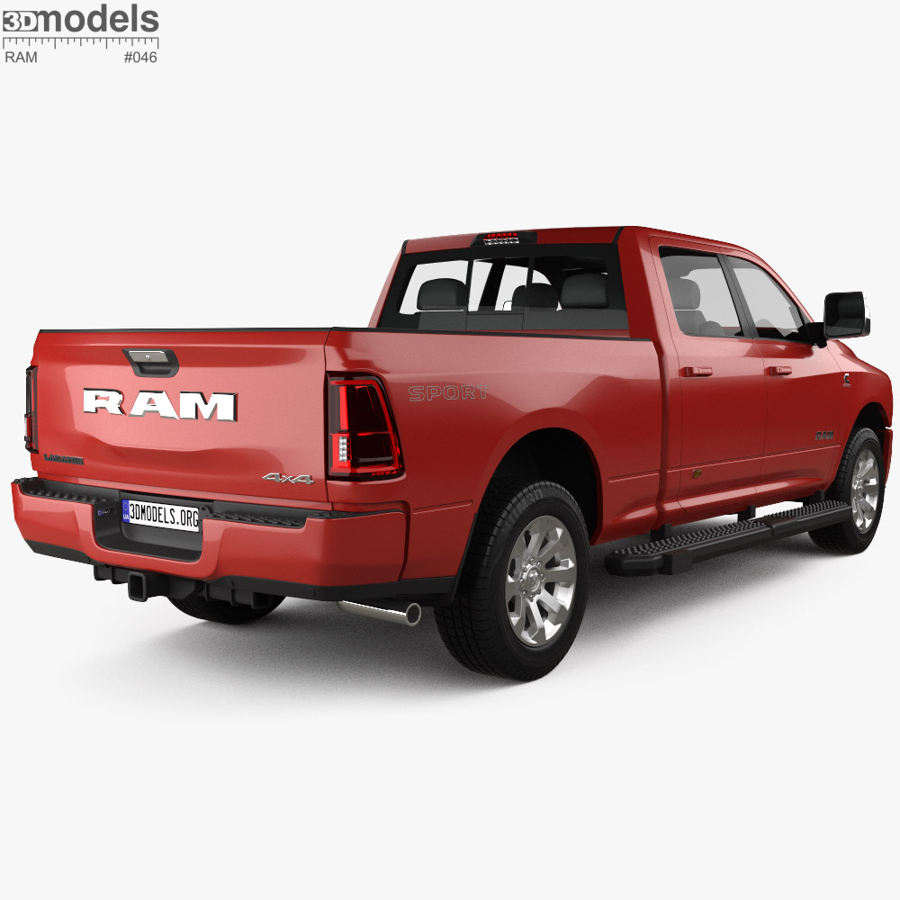 Ram 2500 Crew Cab 6’4″ Bed Laramie Sport 2025 3D model - Download ...