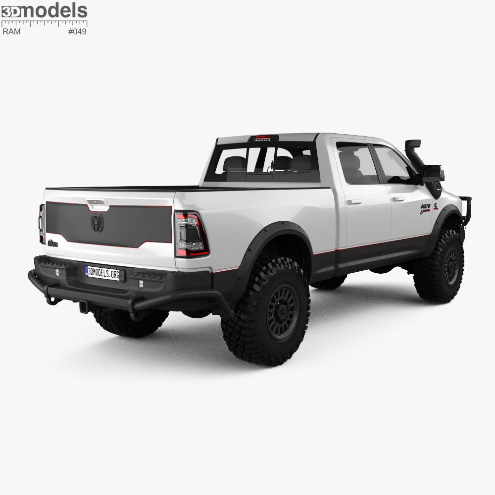 Ram 2500 Crew Cab 6’4″ Bed AEV Prospector 2025 3D model - Download ...