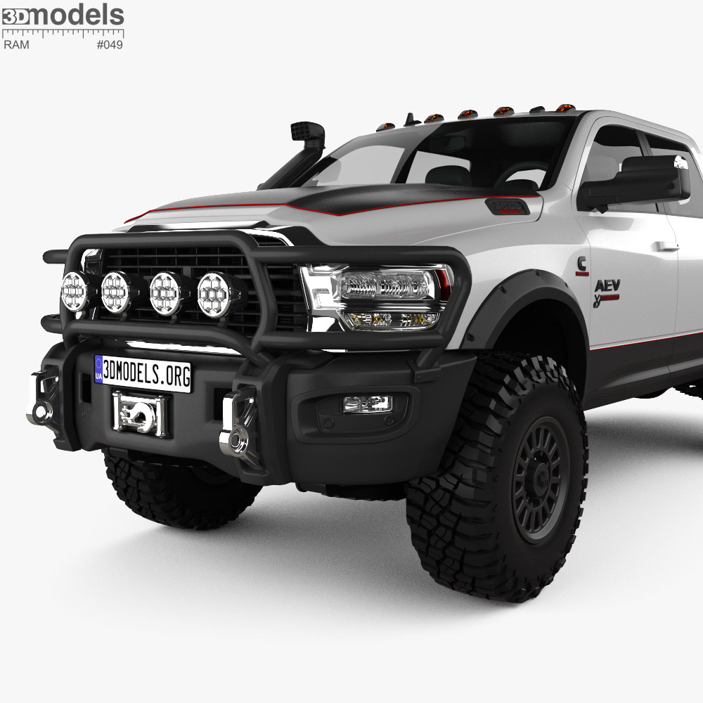 Ram 2500 Crew Cab 6’4″ Bed AEV Prospector 2025 3D model - Download ...