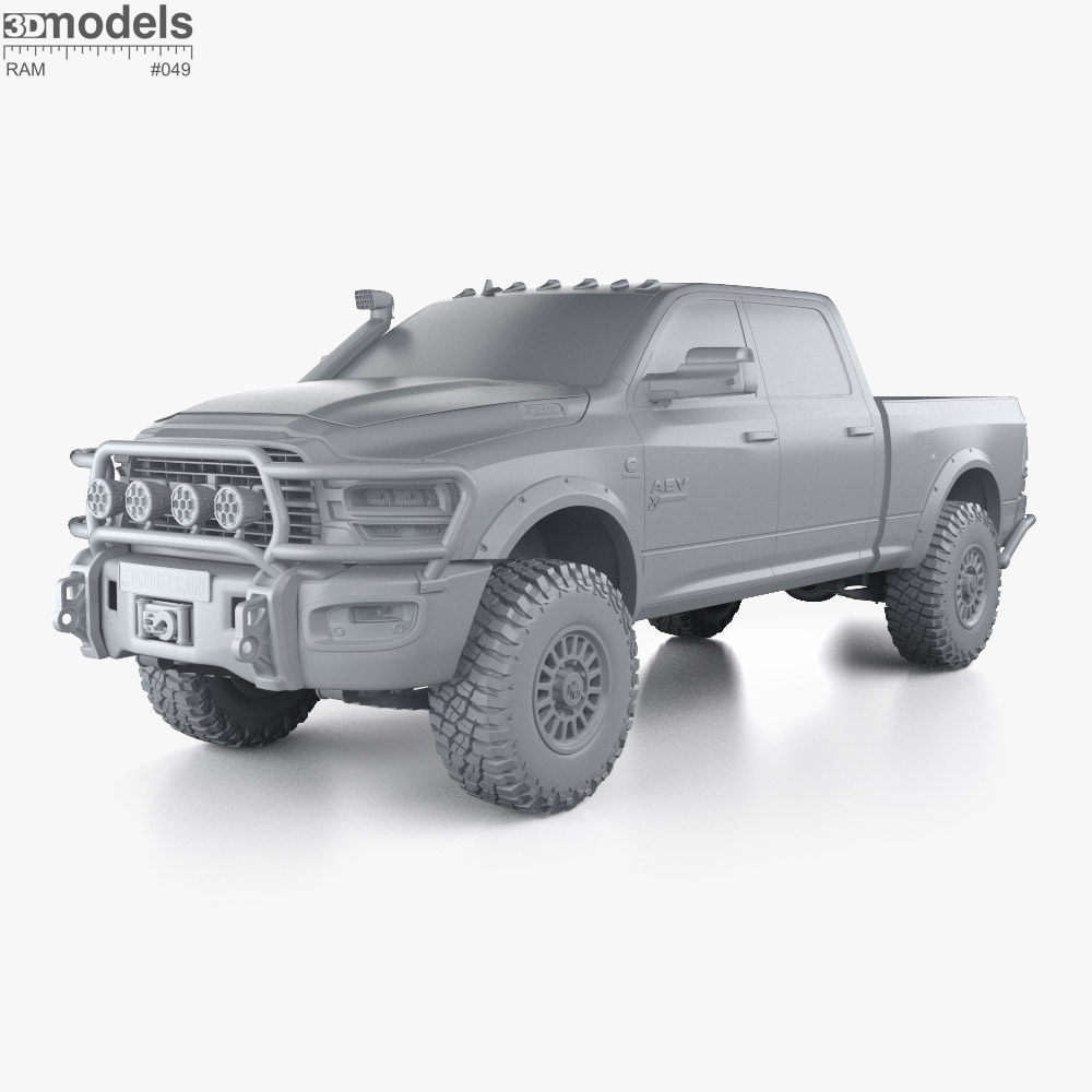 Ram 2500 Crew Cab 6’4″ Bed AEV Prospector 2025 3D model - Download ...