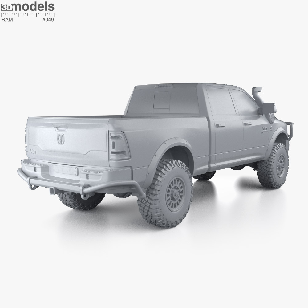 Ram 2500 Crew Cab 6’4″ Bed AEV Prospector 2025 3D model - Download ...