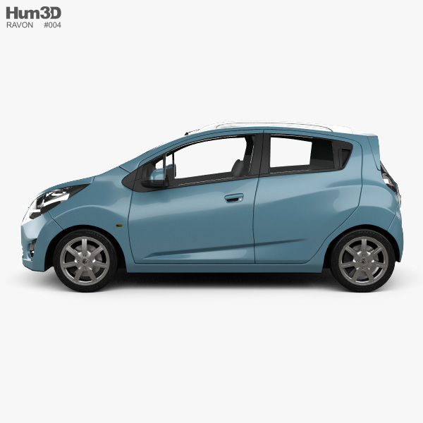 Ravon R2 2019 3D model - Download Hatchback on 3DModels.org