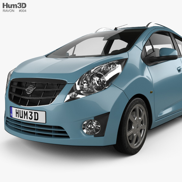 Ravon R2 2019 3D model - Download Hatchback on 3DModels.org