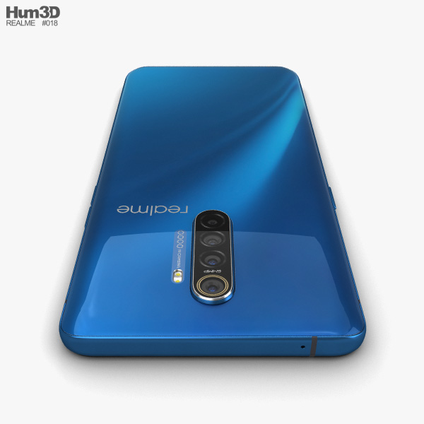 Realme X2 Pro Neptune Blue 3D model - Download Phones on 3DModels.org