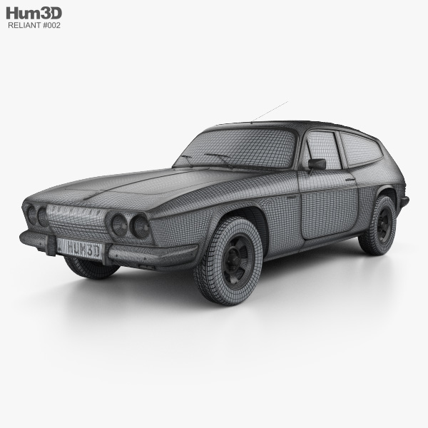 Reliant Scimitar GTE 1970 3D model - Download Hatchback on 3DModels.org