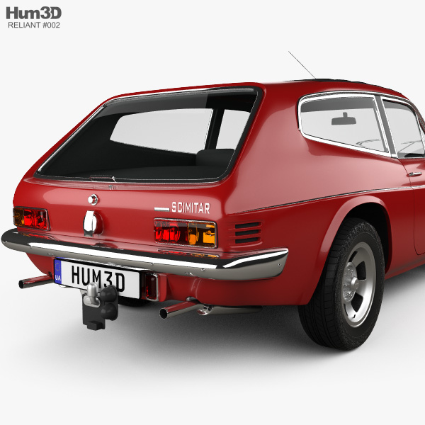 Reliant Scimitar GTE 1970 3D model - Download Hatchback on 3DModels.org