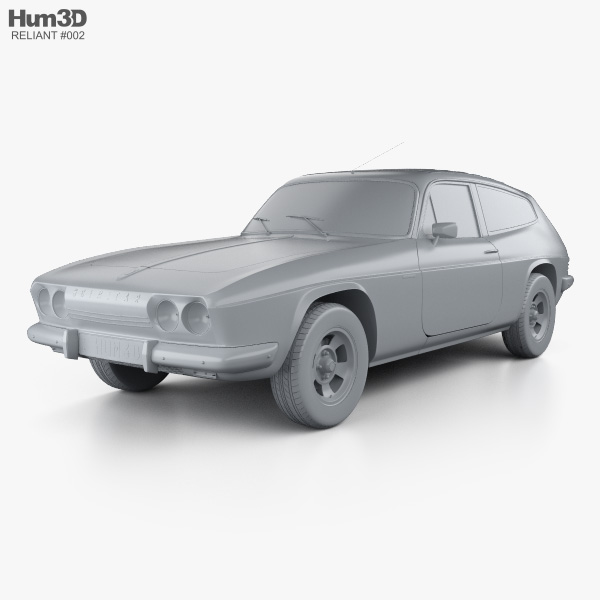 Reliant Scimitar GTE 1970 3D model - Download Hatchback on 3DModels.org
