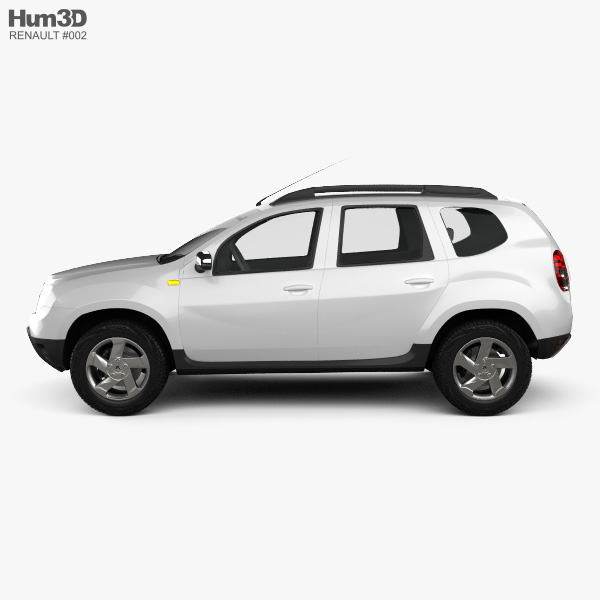 Renault Duster 2013 3D model - Download Crossover SUV on 3DModels.org
