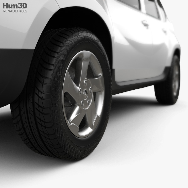 Renault Duster 2013 3D model - Download Crossover SUV on 3DModels.org