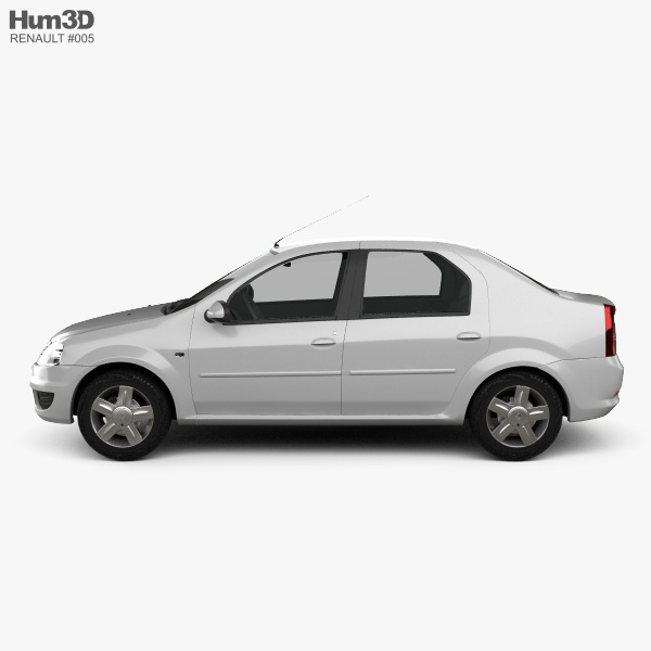 Renault Logan Sedán 2013 Modelo 3D - Descargar Sedan activado 3DModels.org