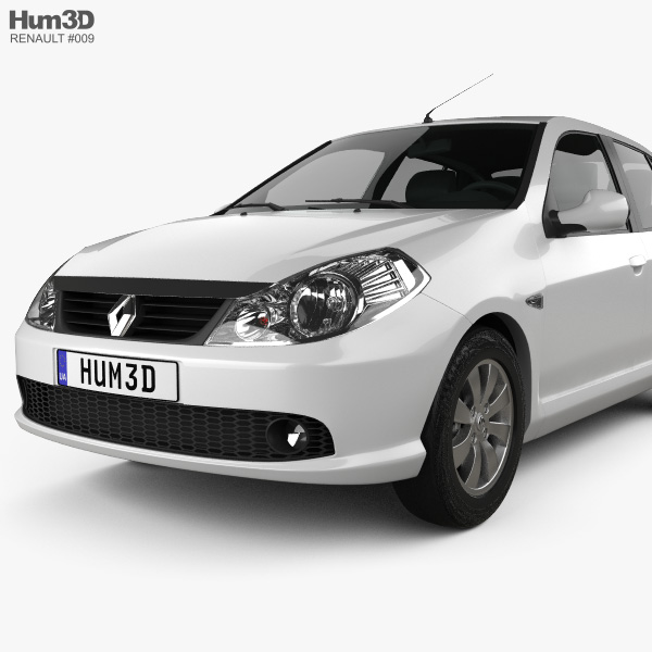 Renault Symbol 2011 Modelo 3D - Descargar Sedan activado 3DModels.org