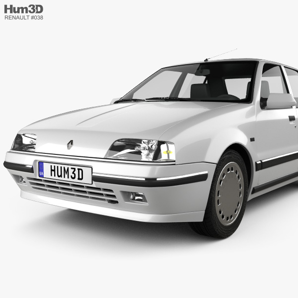 Renault 19 Sedán 2000 Modelo 3D - Descargar Sedan on 3DModels.org