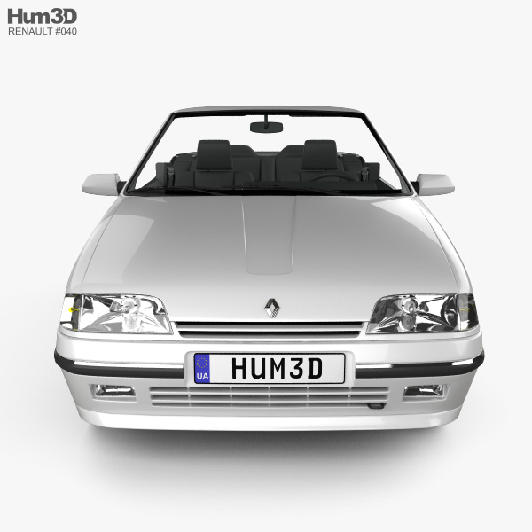 Renault 19 convertible 1988 3D model - Download Sports car on 3DModels.org