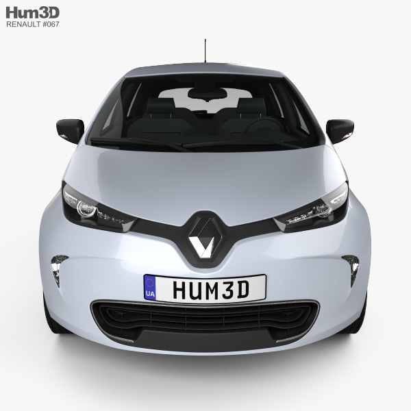 Renault Zoe 2015 3D model - Download Hatchback on 3DModels.org