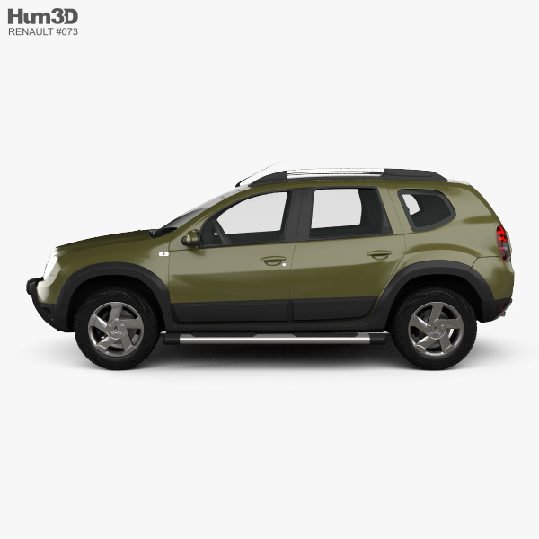 Renault Duster (BR) 2013 3D model - Download Crossover SUV on 3DModels.org