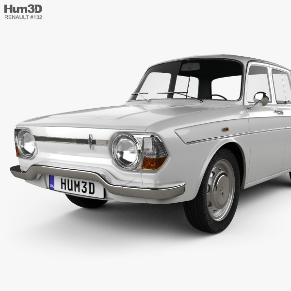 Renault 10 1965 3D model - Download Sedan on 3DModels.org