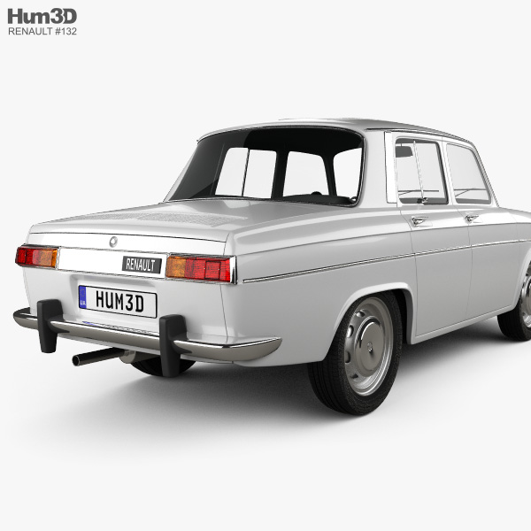 Renault 10 1965 3D model - Download Sedan on 3DModels.org