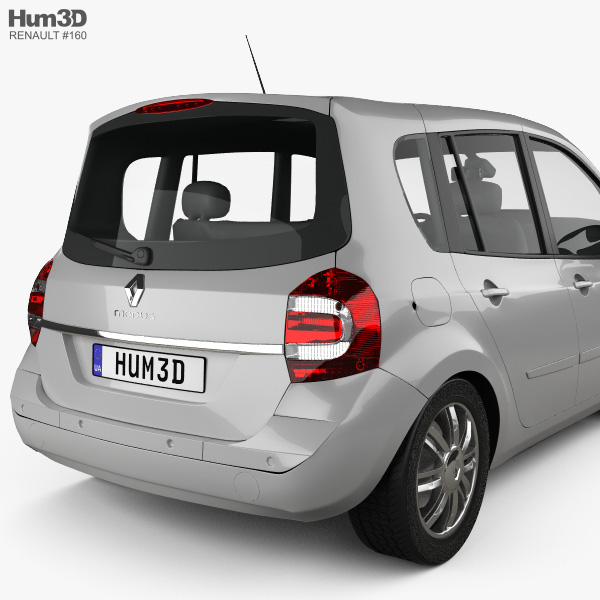 Renault Grand Modus 2012 3D model - Download Van on 3DModels.org